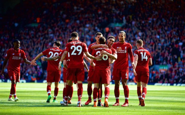 Liverpool 4-0 Brighton - The best photos from Anfield as Reds seal ...