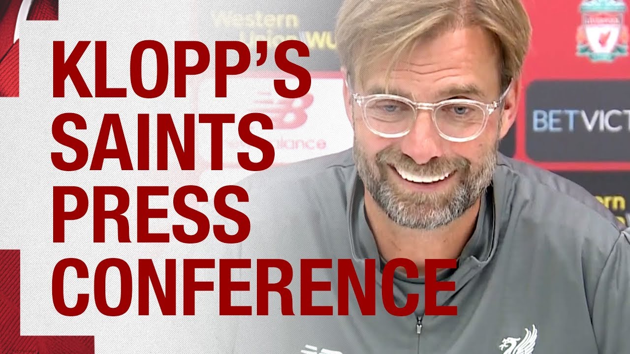 Watch: Jurgen Klopp speaks ahead of Southampton clash (Video) - LFC Globe