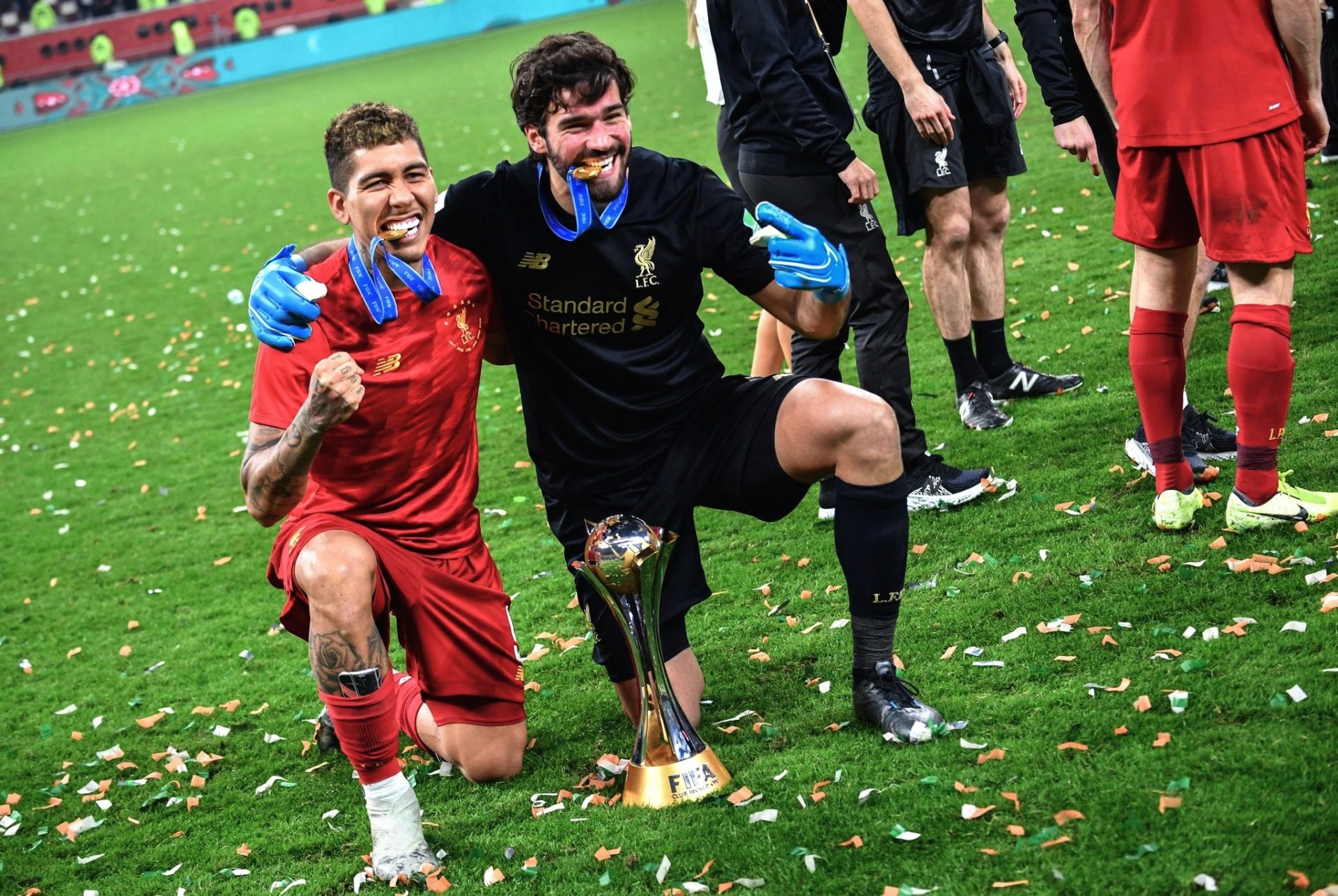 The best photos from Qatar as Liverpool lift Club World Cup trophy ...