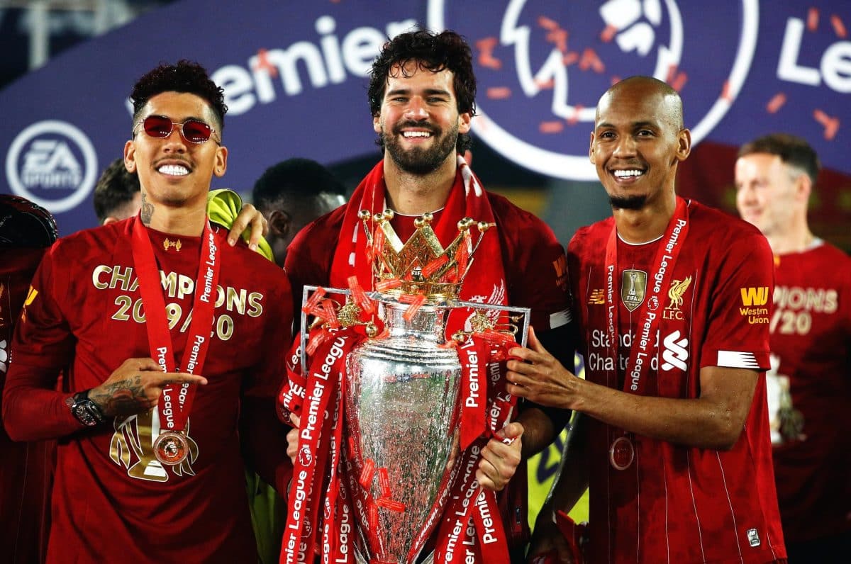 The best photos from Anfield as Liverpool lift Premier League trophy