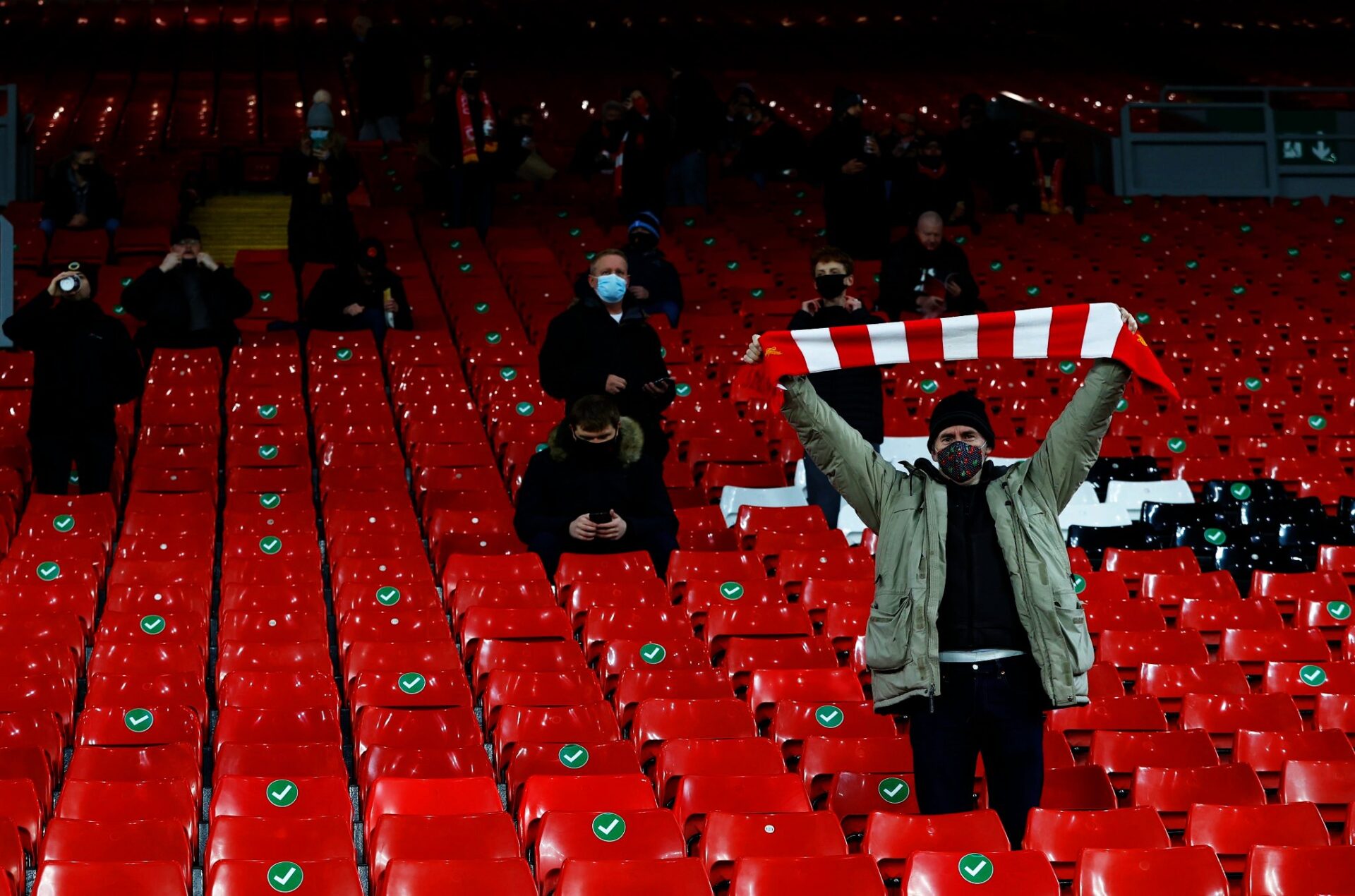 In Photos: All smiles at Anfield as fans return on "perfect night" for ...