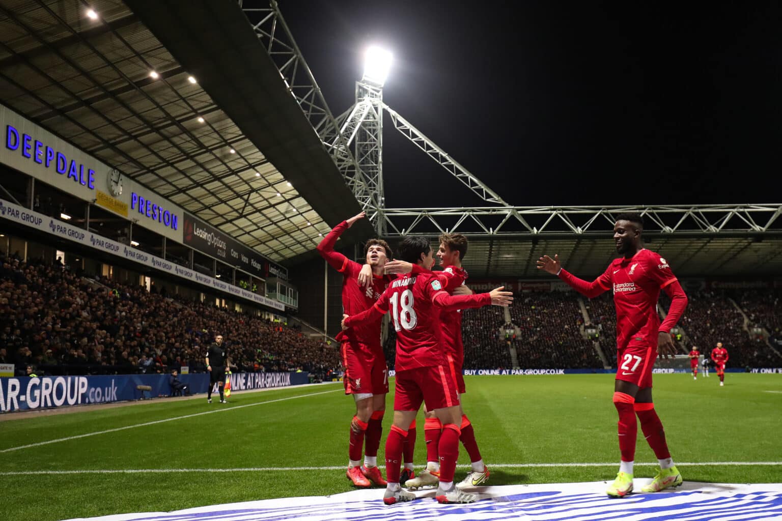 Preston 0-2 Liverpool - Minamino and Origi earn Reds quarter-final ...