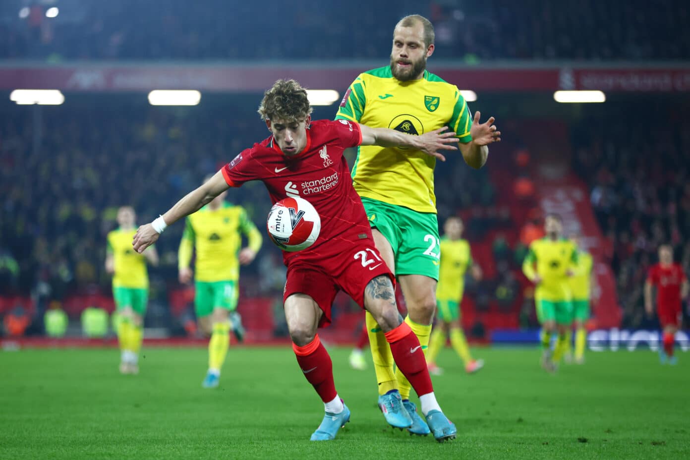 Liverpool 2-1 Norwich - Reds reach FA Cup quarter-finals for first time ...